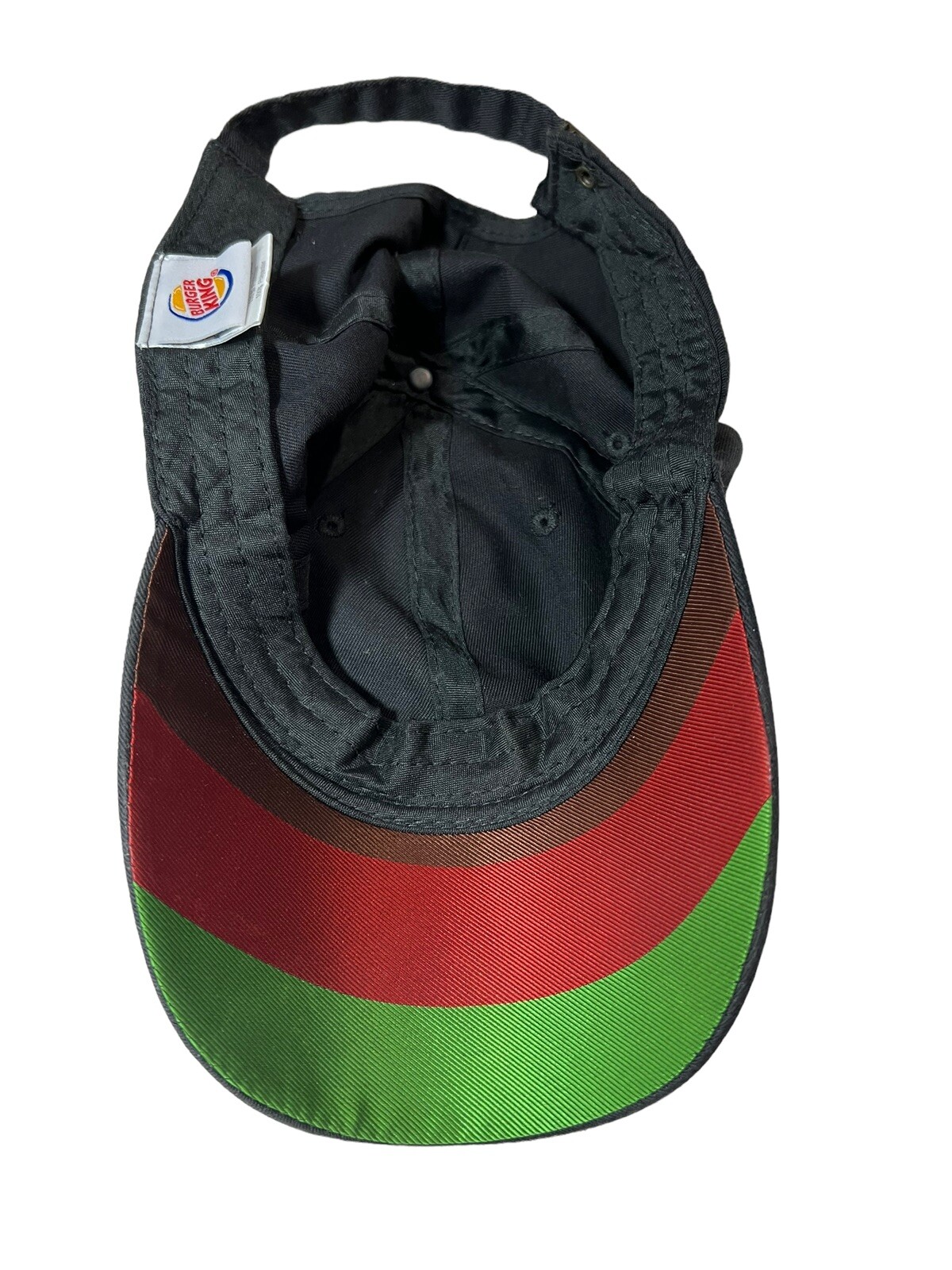 GENUINE BURGER KING Employee Crew Cap Black Adjustabl… - Gem