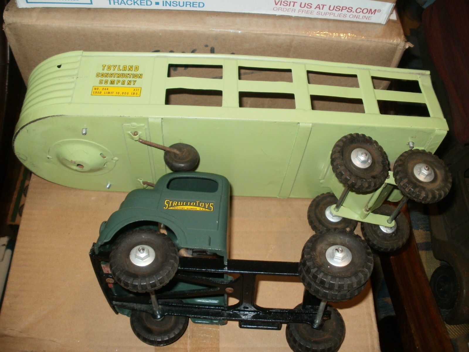 vintage 60s structo toyland construction company - Gem