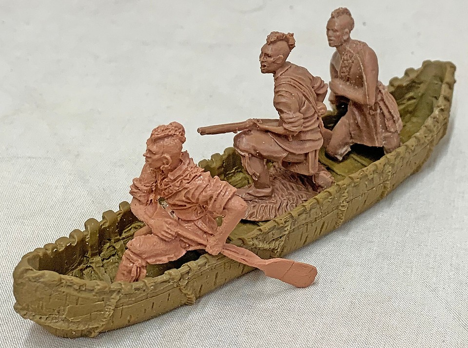 Barzso Reissues - Mohawk Indians in Canoe - 54mm resin toy soldiers | eBay