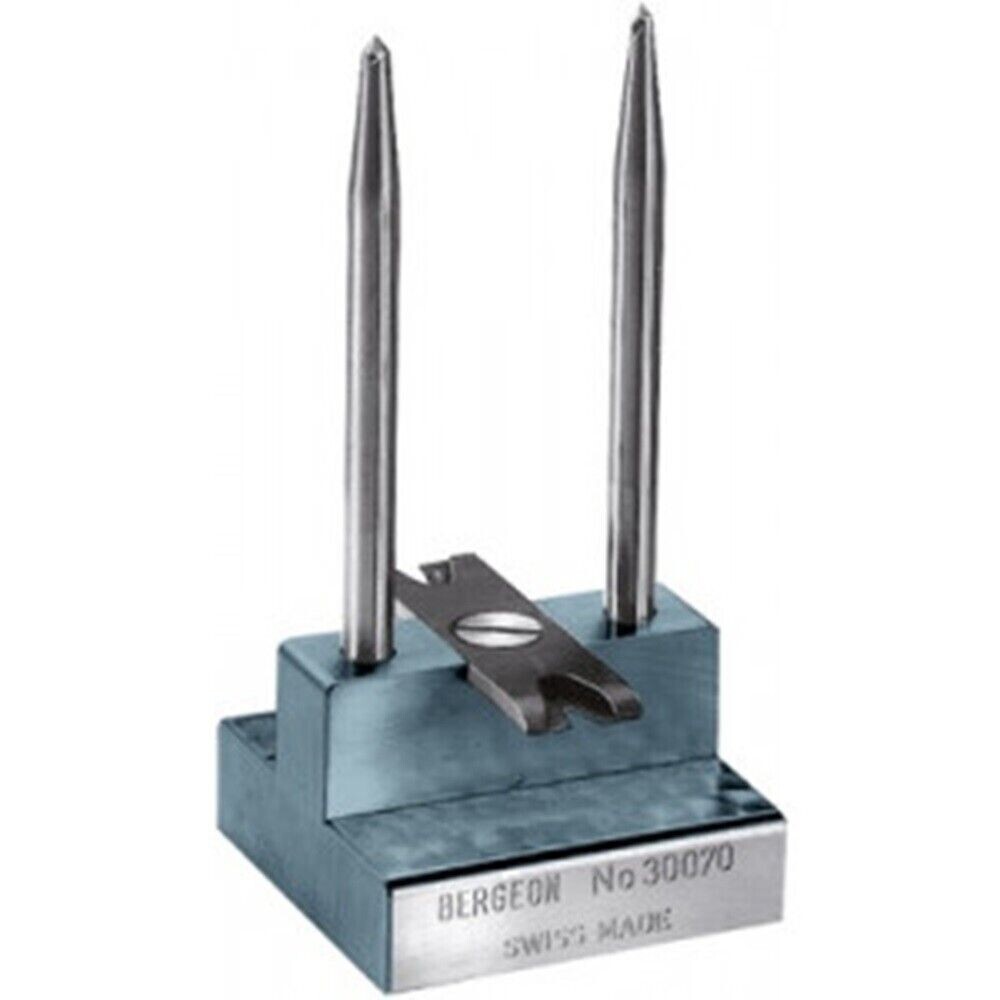 Bergeon 30070 Roller remover with 2 punches, hole ∅ 0.10 and 0.20 mm ...