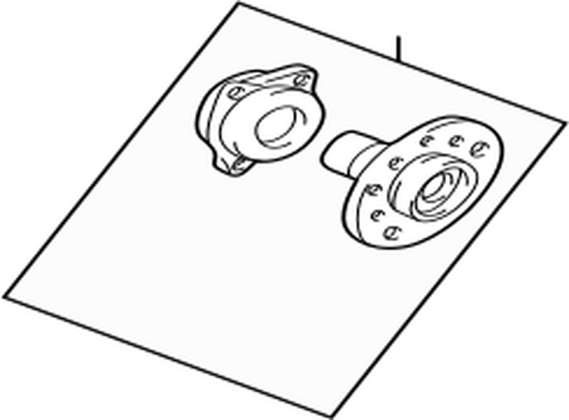 MR334386 Mitsubishi Hub assy, fr wheel MR334386, New Genuine OEM Part ...