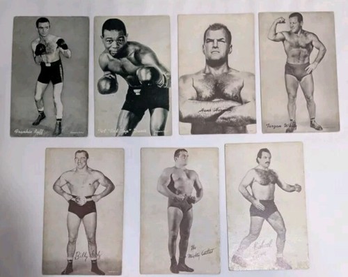 1950s Pro Wrestling And Boxing Cards X 7 Rare | eBay