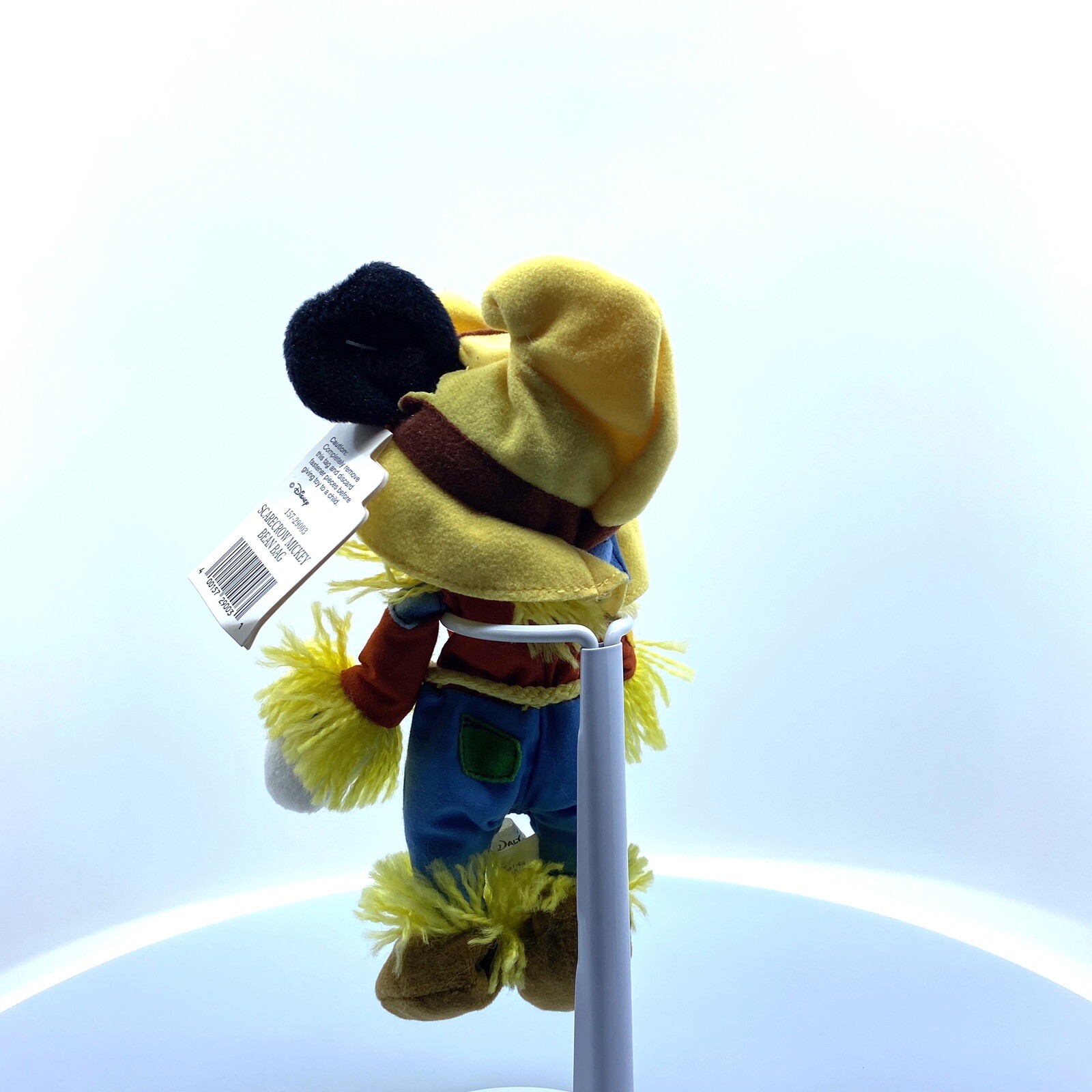 Vintage Mickey Mouse Scarecrow Costume Disney 9" Bean Bag Plush Toy 90s ...