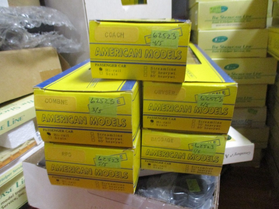 Amer Models UP heavyweight passenger cars x 5 (6/25/23) Hirail | eBay