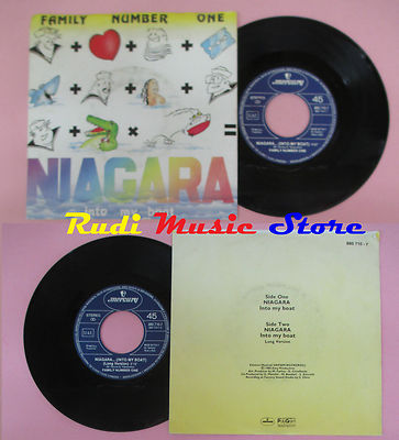 LP 45 7'' FAMILY NUMBER ONE Niagara nto my boat 1985 italy MERCURY cd ...