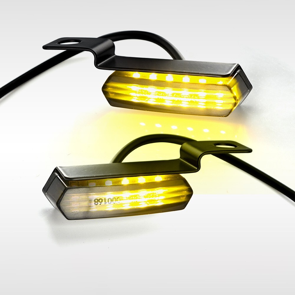 Sleek and Waterproof Motorcycle Handlebar Light Sequential Blinker ...