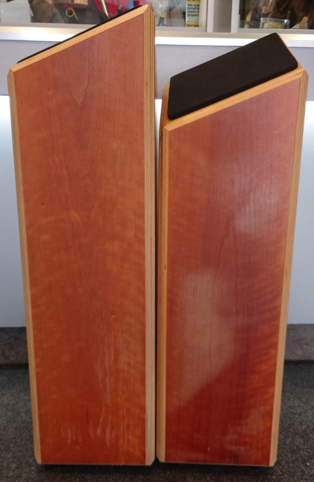 Shahinian Acoustics Compass Floor Standing 200W Loudspeakers - Cherry ...