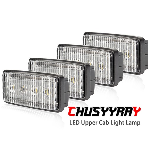 4 LED Headlight For Deere Tractor lights replace R161288 RE306510 ...