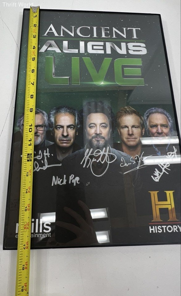 Ancient Aliens Live Cast Signed Autographed Poster History Channel ...
