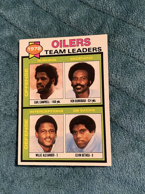 1979Topps#301 Earl Campbell, Willie Alexander, Elvin Bethea, Ken ...