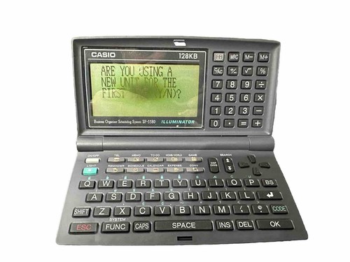 Casio Illuminator SF-5580 Business Organizer 128KB Scheduling System | eBay