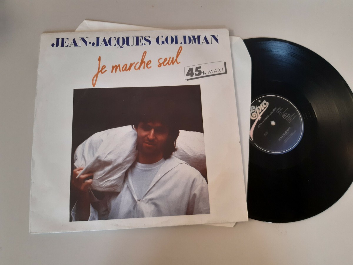 Jean Jacques Goldman Je Marche Seul SP 45T Jean Jacques Goldman "Je