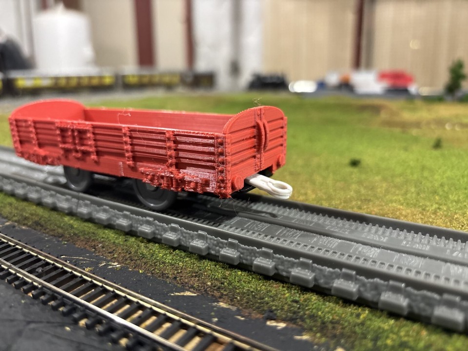 Custom trackmaster 3d printed Lynton and Barnstaple wagon shell. 2 ...
