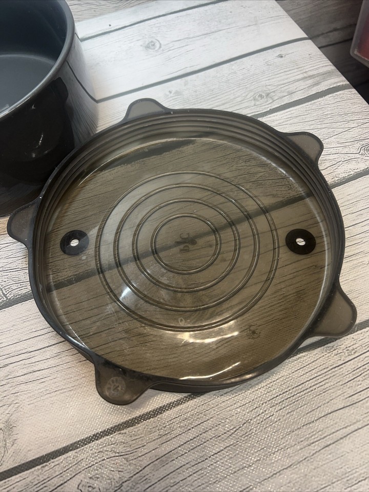 Pampered Chef Ceramic Pot 100043 with Silicone Lid for Quick Cooker | eBay