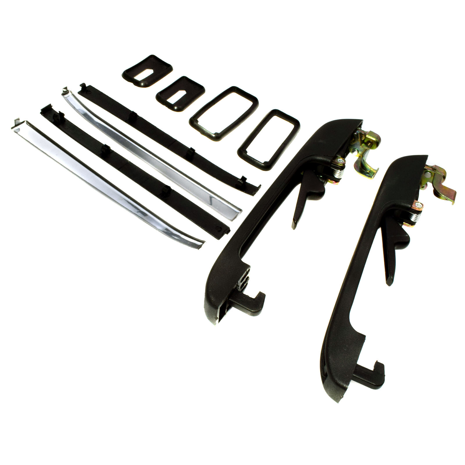 Rear Driver & Passenger Side Exterior Door Handles Pair For VW Golf ...