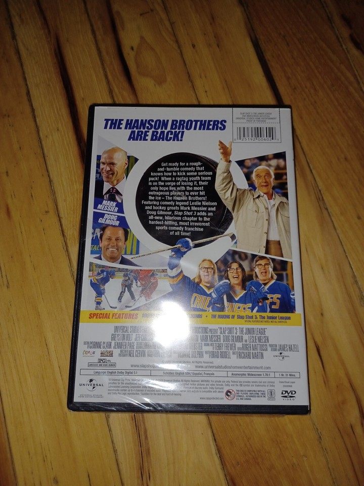 Slapshot 3 - The Junior League (DVD, 2008) 8/22 25192006029| eBay
