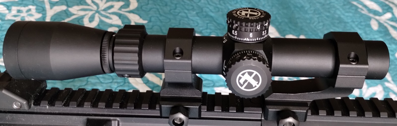 Leupold Mark AR 1.5-4x20mm Rifle Scope mount rings 1" discontinued Mod ...