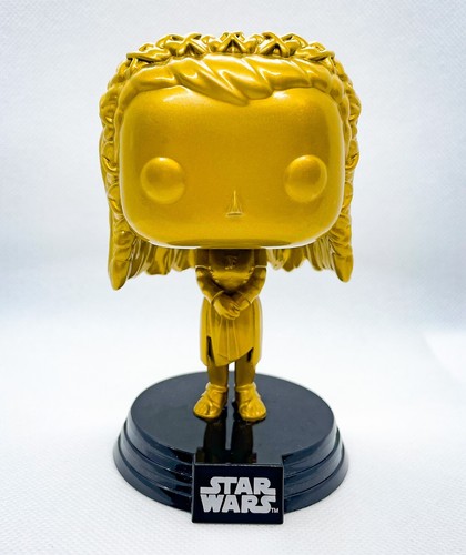 Funko Pop! Star Wars Princess Leia Gold Metallic Vinyl Figure 287 ...