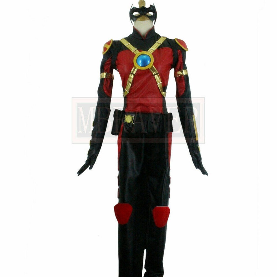 Batman Red Robin Superhero Damian Wayne Tim Drake Cosplay Costume {p ...