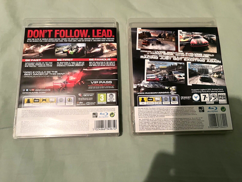 GRID 1 and GRID 2 PS3 Game Bundle Complete With Manuals - Excellent ...