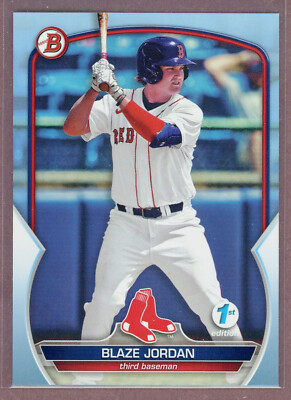 2023 Bowman 1st Edition Sky Blue #101 Blaze Jordan (Red Sox) | eBay
