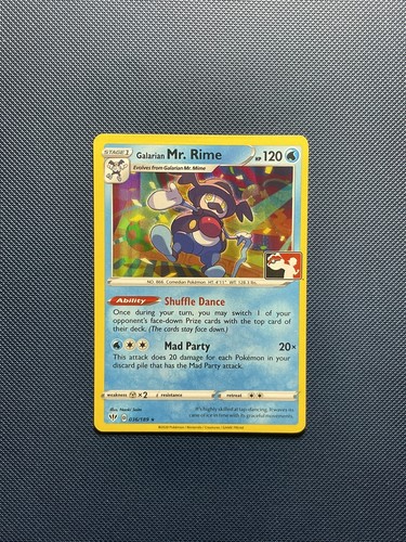 Galarian Mr. Rime Holo 036/189 Play! Pokemon Prize Pack Series Stamped ...