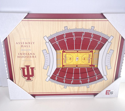 NCAA Indiana Hoosiers 5 Layer Stadium View 3D Wall Art Sign Assembly ...