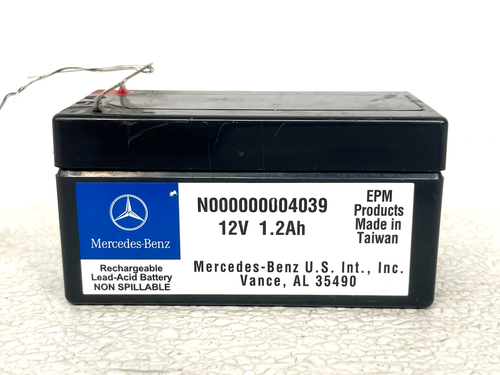 ⭐2007-2016 MERCEDES BENZ GL450 AUXILIARY BATTERY ASSEMBLY 12V 1.2AH OEM ...