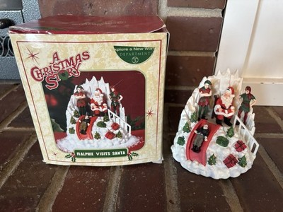 Department 56 A Christmas Story Ralphie Visits Santa Figurine Rare ...