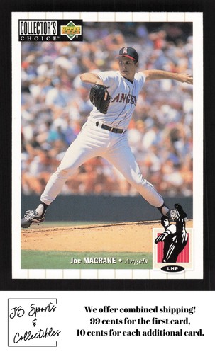 1994 Collector's Choice Joe Magrane #185 California Angels | eBay