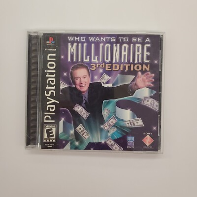Who Wants to be a Millionaire: 3rd Edition PlayStation 1 PS1 Complete ...