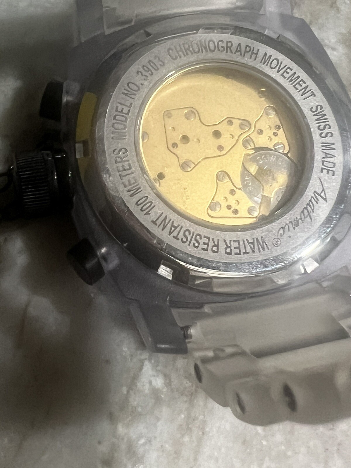 Invicta Men's 3903 Anatomic Collection Russian Diver Watch Clear Resin ...