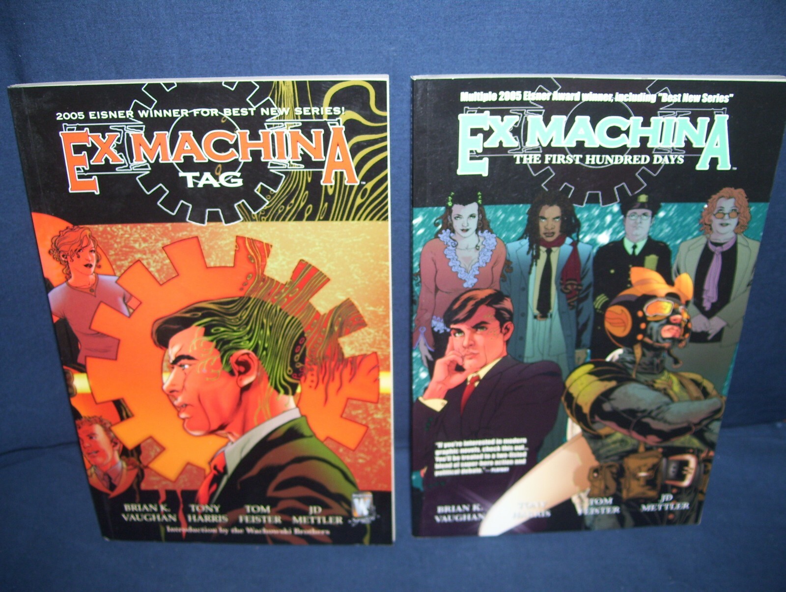 Ex Machina Graphic Novel Lot Book 1 & 2 Used Softcover Brian k Vaughn ...