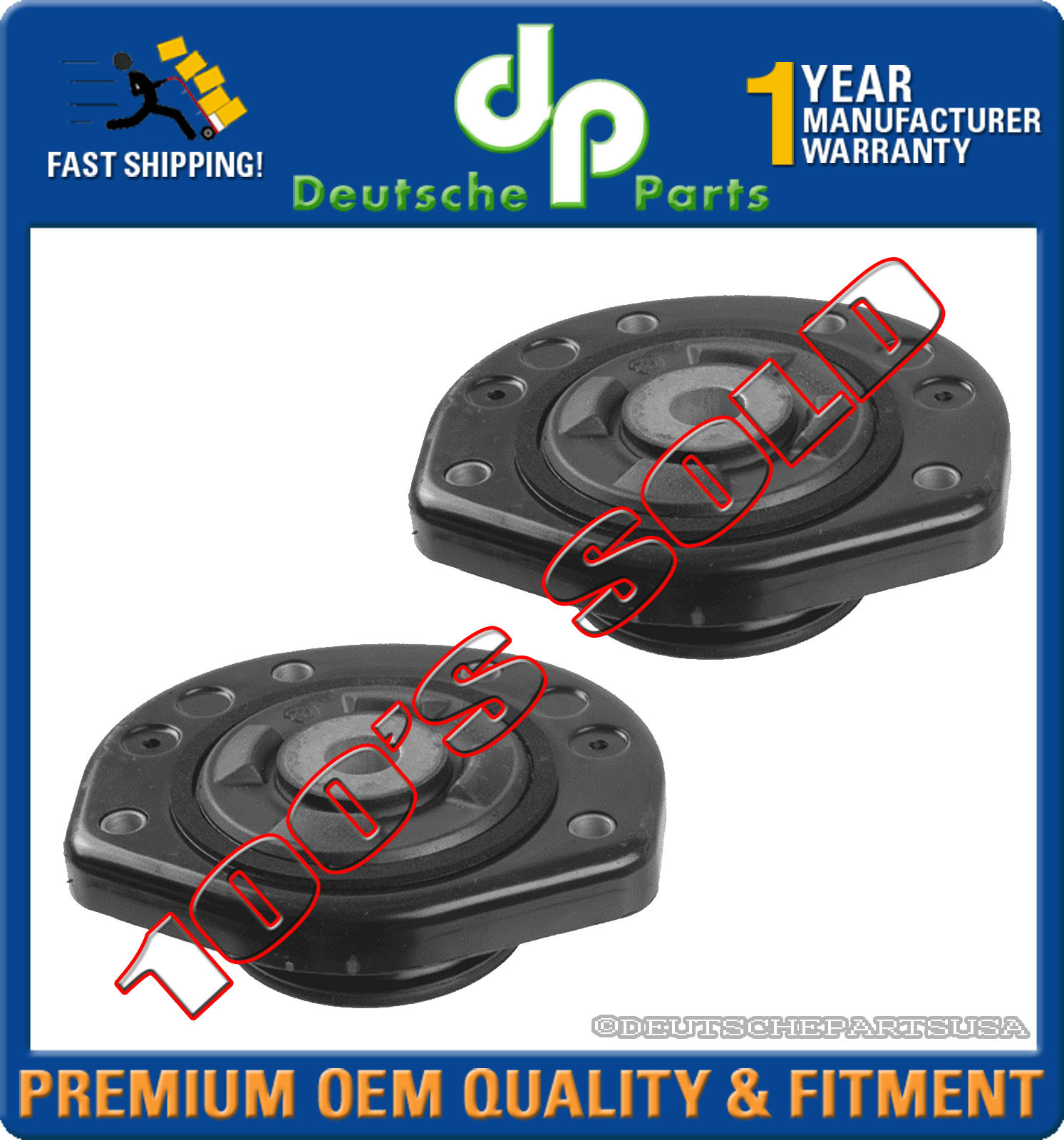 Front Shock Strut Mounts for MERCEDES FREIGHTLINER SPRINTER L+R ...