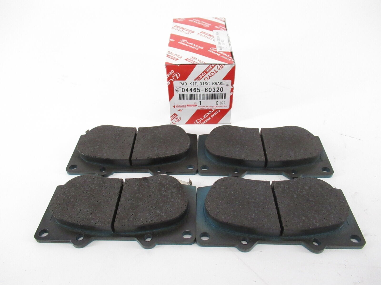 Genuine Toyota Lexus Front Brake Pad Set 04465-60320 OEM | eBay