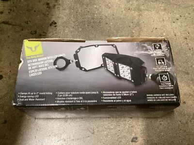 The Bully Brand ATV UTV Side Mirrors with with LED Light - MI-081 | eBay