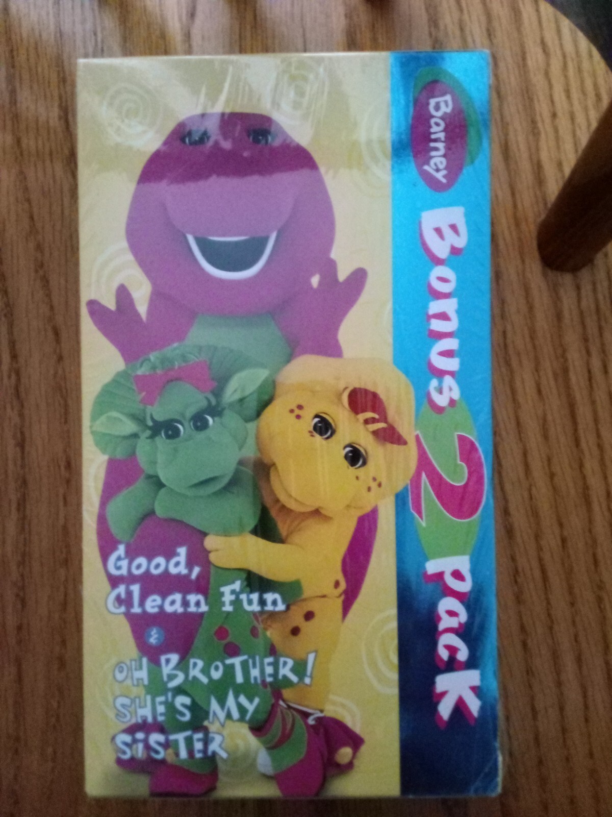 Barney - Barneys Good, Clean Fun/ Oh Brother Shes My Sister (VHS, 1998 ...