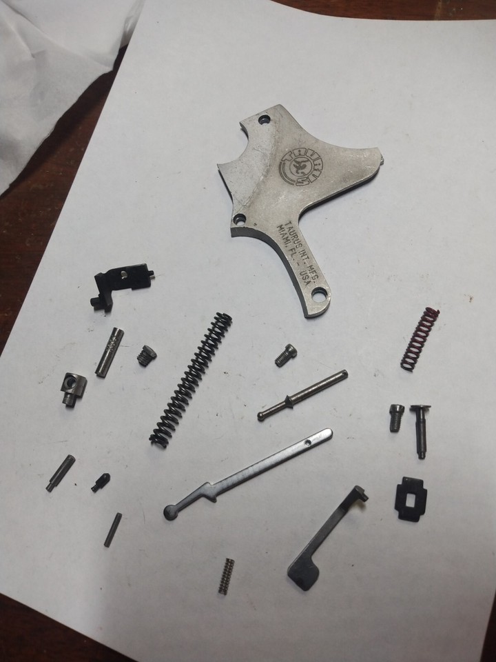 Taurus , Model 85 38spcl Side Plate Transfer Bar Bolt Springs Pins #24 ...