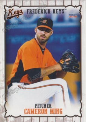 2019 Frederick Keys Cameron Ming RC Rookie Baltimore Orioles | eBay