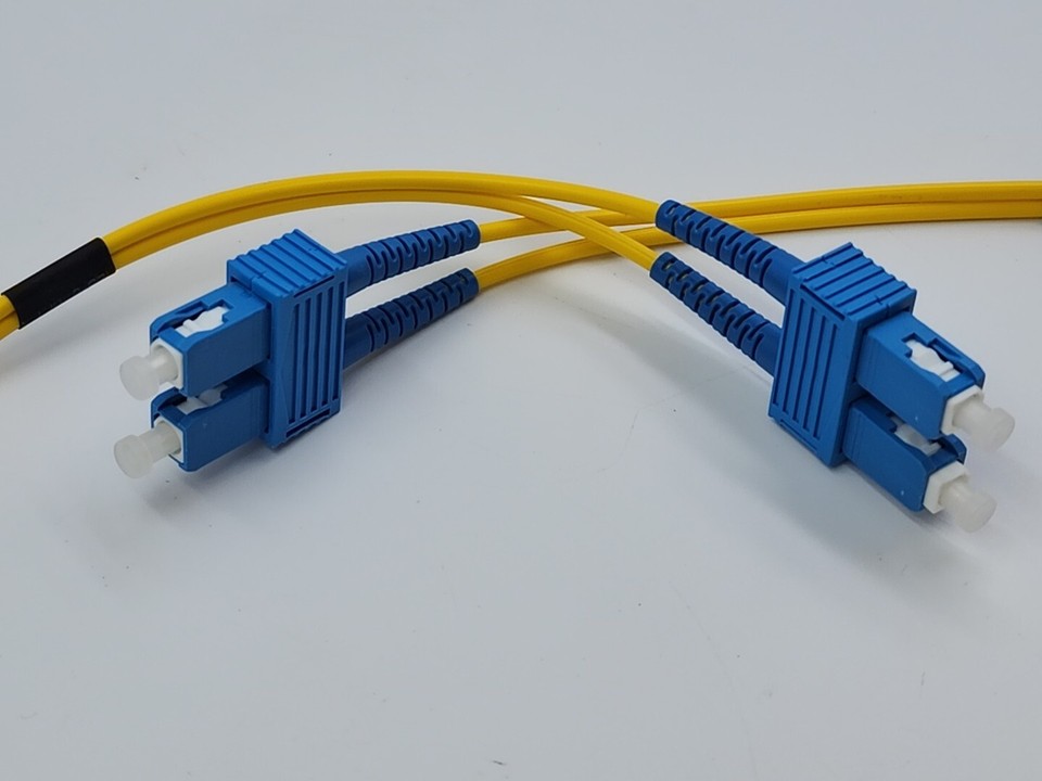 5m SC UPC to SC UPC Duplex Patchcord 9/125 Single Mode Fiber Patch ...