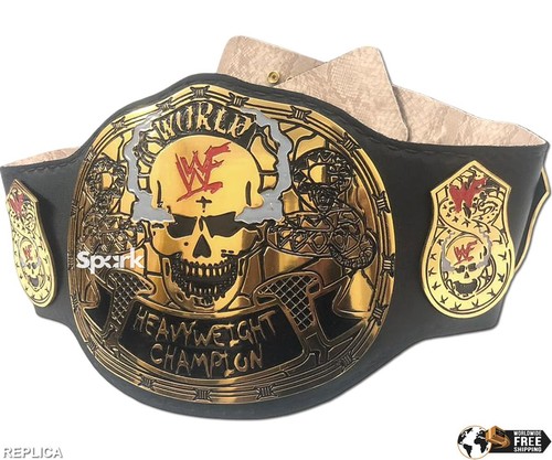 Smoking Skull World Heavyweight Champion Title Replica Stone Cold Belt ...