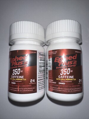 2-24ct Ephed Plus Extreme Energy with Mormon Tea Bottles Weight Loss 48 ...