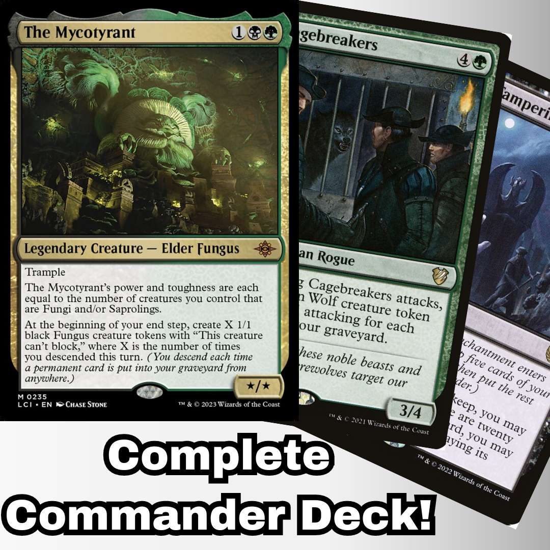 MTG Commander EDH Deck The Mycotyrant 100 Magic Cards Custom Deck ...