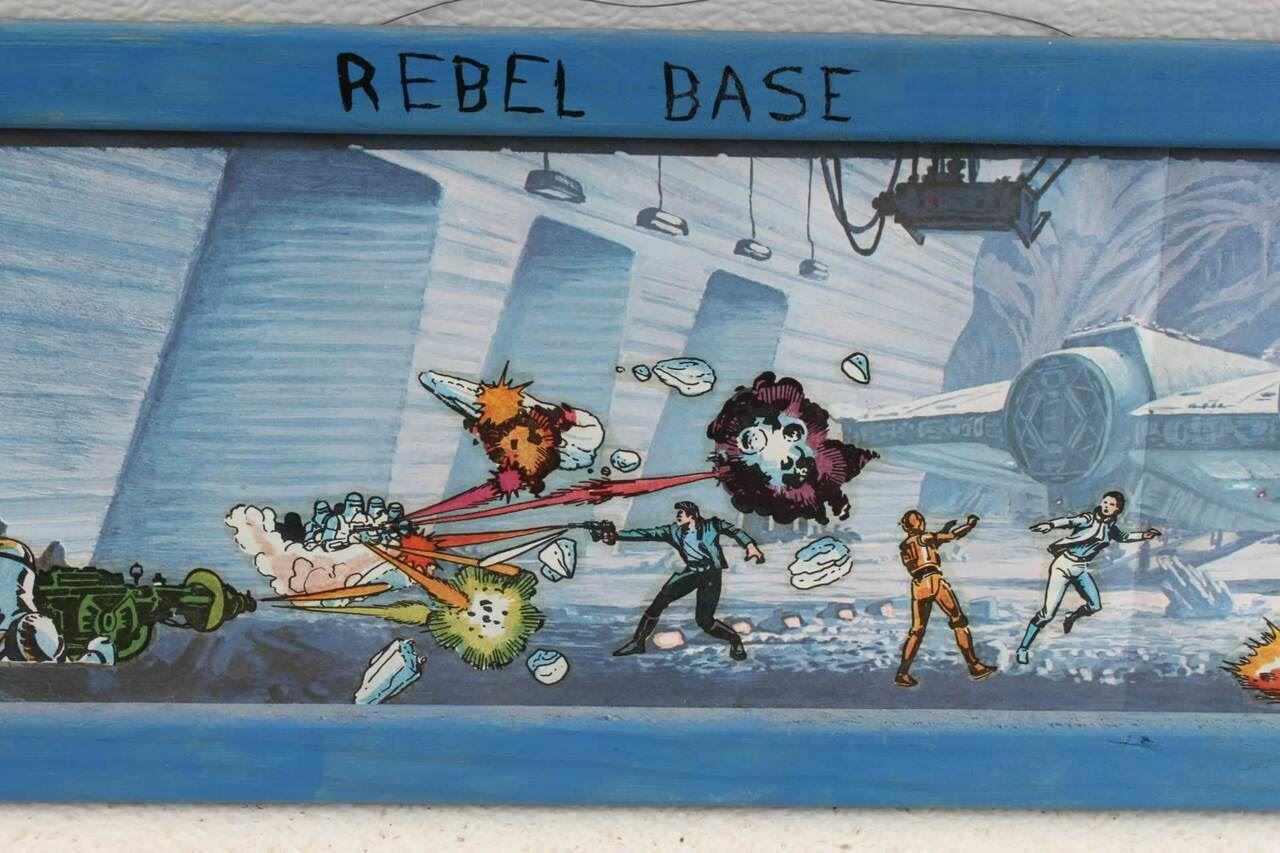 Vintage 1980 Star Wars Presto Magix Transfer Poster Framed Art Rebel ...