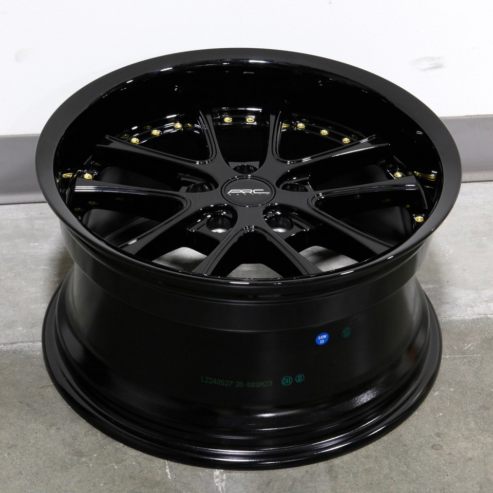 17x8/17x9 Black Wheels ARC AR5 5x120 35/30 (Set of 4) 73.1 | eBay