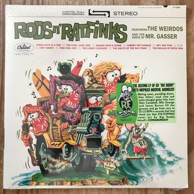 Ed Roth Rods n' Ratfinks Mr Gasser & The Weirdos Sundazed LP Record ...