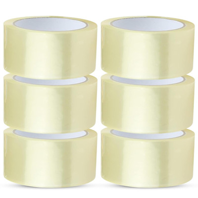 Strong Packaging Tape Clear Parcel Heavy Duty 48mmx50M 6/12 Rolls Seal ...