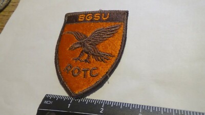 1960'S "BGSU ROTC" BOWLING GREEN STATE UNIVERSITY ROTC EMBROIDERED ...