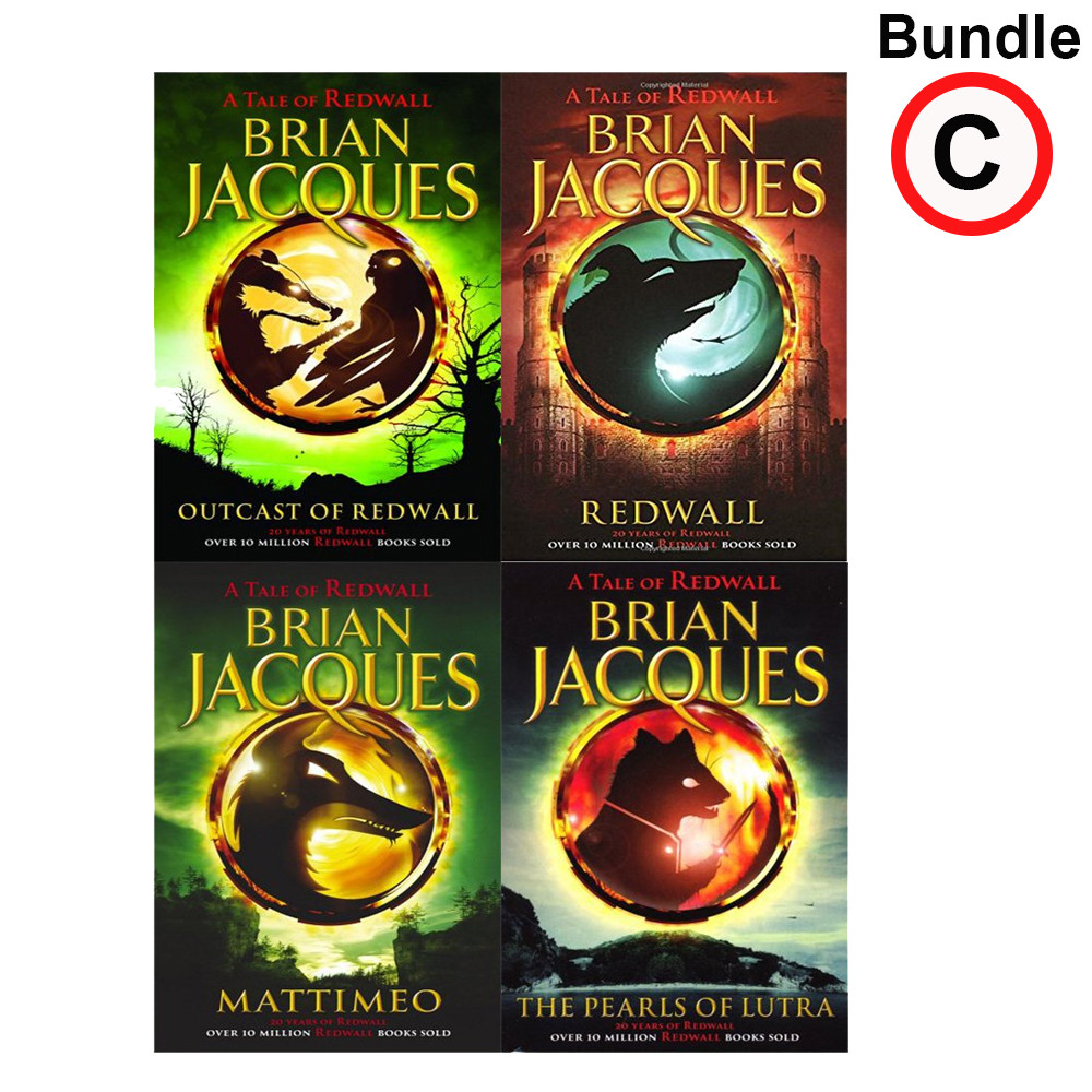 Redwall Series Books 1 - 6 Collection Set by Brian Jacques Mattimeo ...