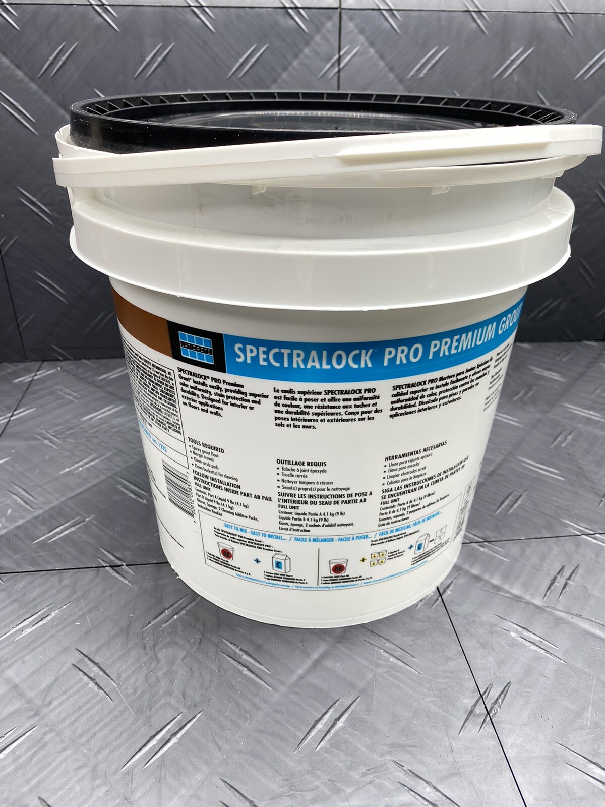 LATICRETE SPECTRALOCK Pro Premium Grout Full Unit Part A&b and C for ...